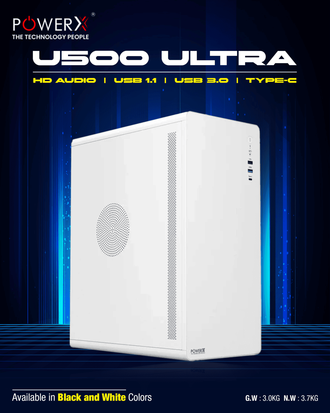 PowerX Cabinets, U500 ULTRA BLACK