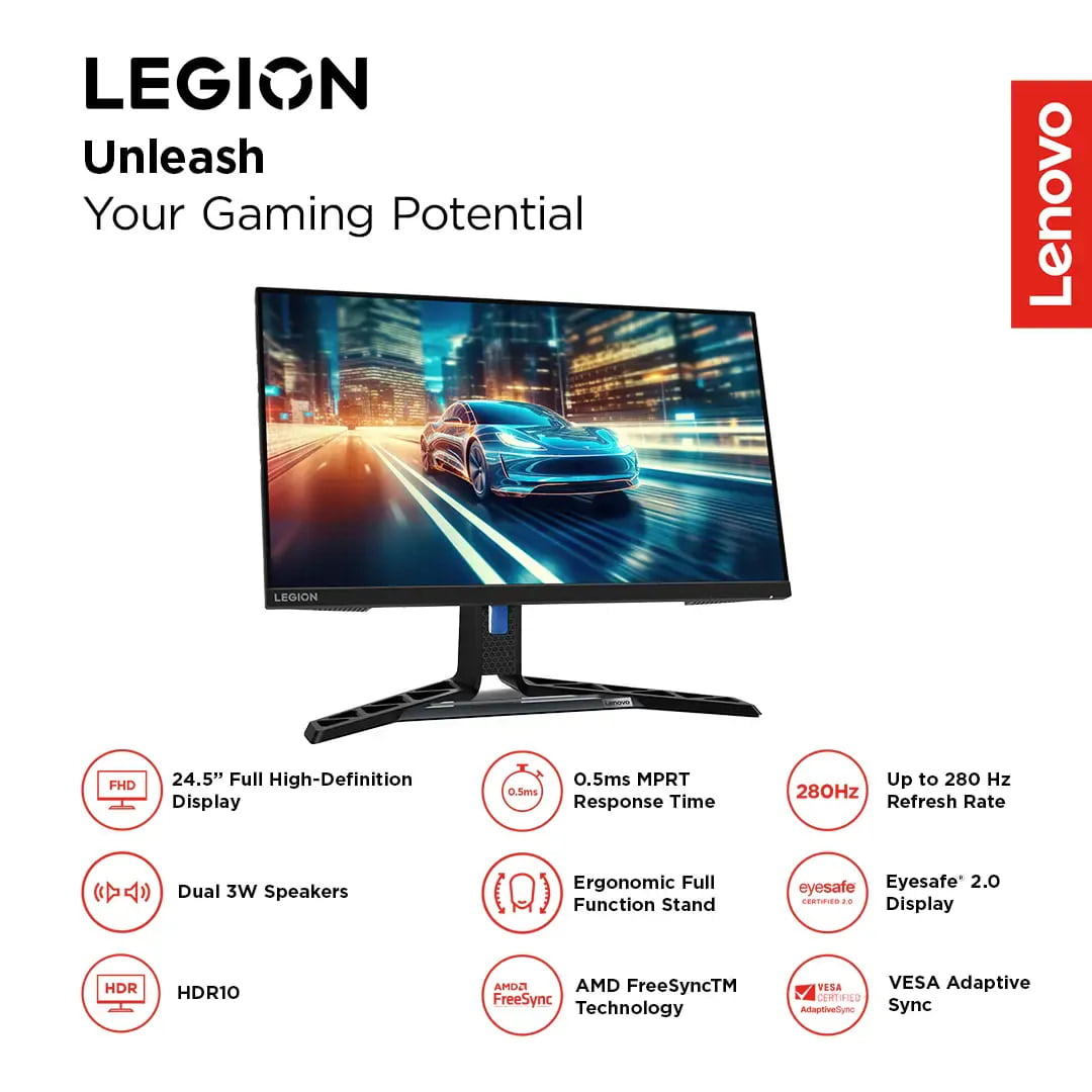 Lenovo Legion, R25f-30 62.23cms, (24.5) Monitor